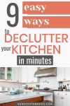 9 Easy Ways To Declutter Your Kitchen Counters - Scratch To Basics