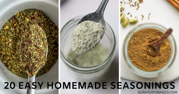 20 Simple Homemade Spice Mixes To Make From Your Spice Cupboard Today