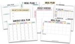 How to Meal Plan with a Free PDF Template - Scratch To Basics